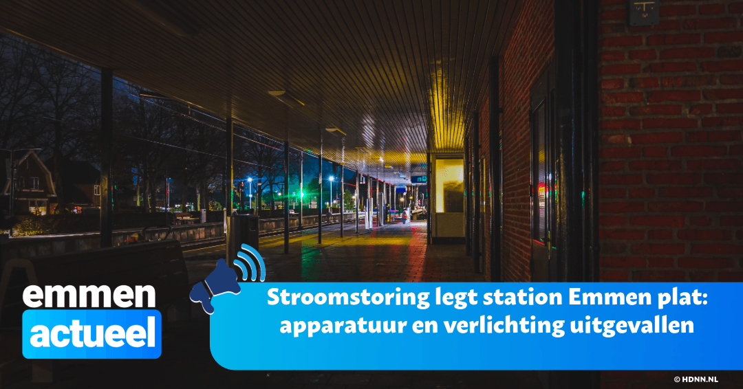 Stroomstoring legt station Emmen plat: apparatuur en verlichting ...